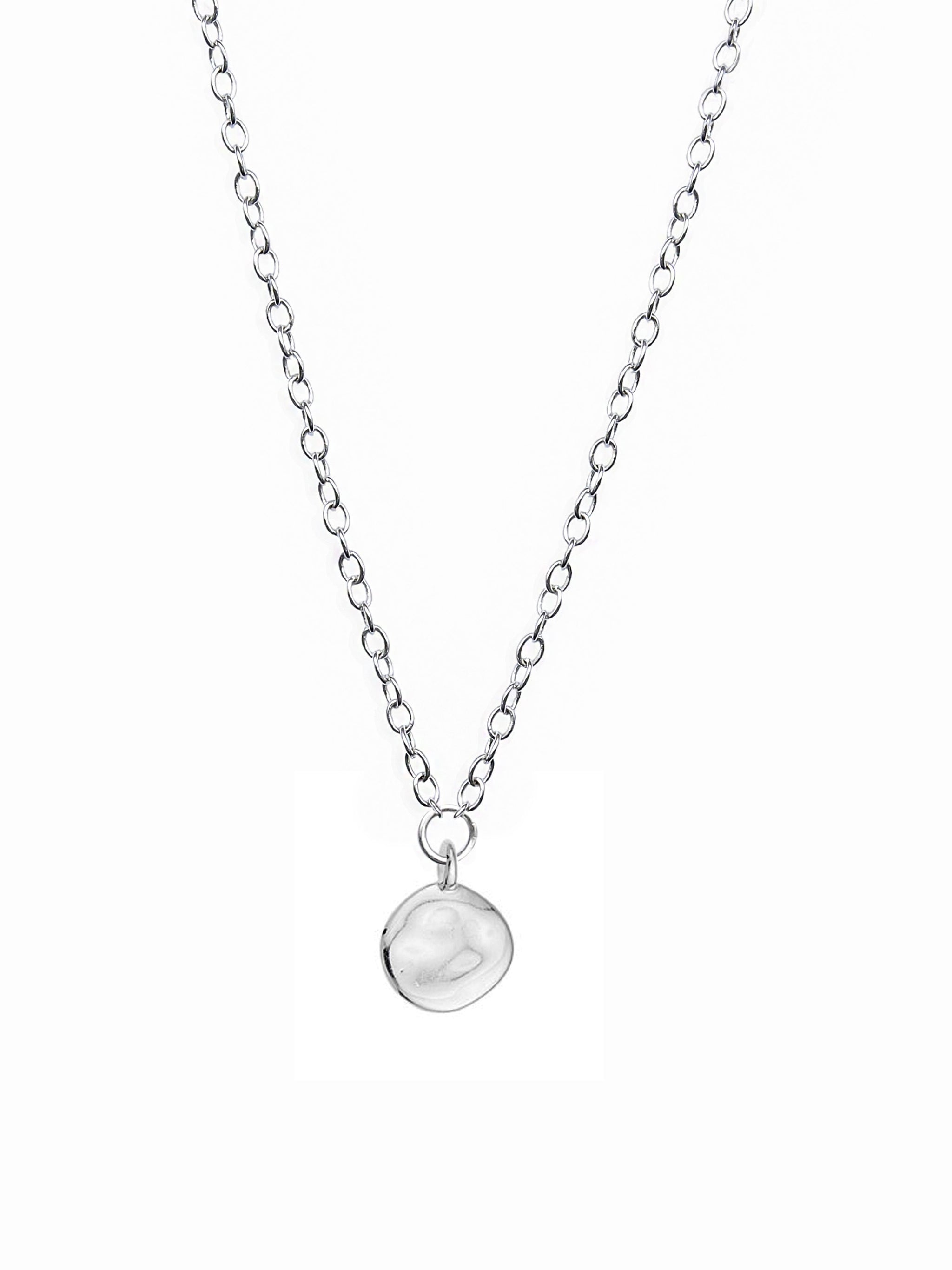 Sterling silver layered coin necklace store